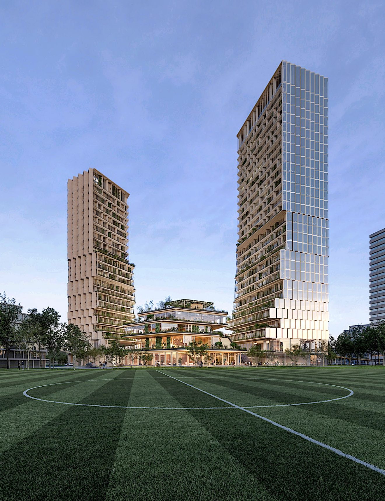 Düsseldorf “New Heart” Tower Competition « Competitions